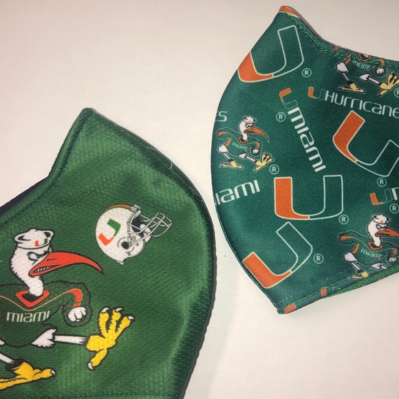 Accessories | University Miami Hurricanes Football Face Mask | Poshmark